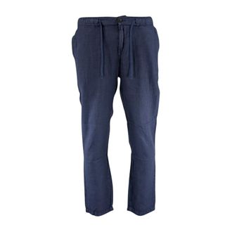 Roy Rogers Chino Portofino Heavy Linen Dyed - - Trousers - Herren - Blau - M