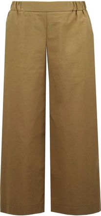 ottod'Ame Femme, Pantalons, Vert, Taille: 34 FR Pantalone Guenda