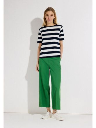More & More Kurzarmshirt Heavy Jersey-Shirt, gestreift, boxy
