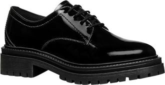 Geox Femme D Iridea M Tissu Oxford, Noir, 39 EU