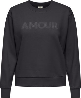 Jacqueline de Yong JdY Damen Jdyparis L/S Emb Sweat JRS, Phantom, S