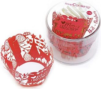 ScrapCooking Scrapcooking Konturen für Cupcakes, Weihnachten, 12 Stück