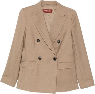 Max Mara Double-breasted Peak-lapels Jacket