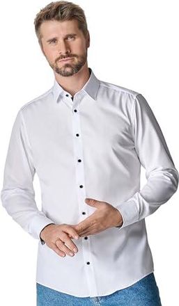 Venti Chemise daffaires unie - Coupe moderne, blanc neige, 41