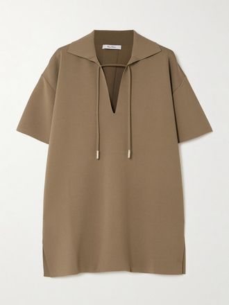 Max Mara T-shirt En Jersey Poltava - Marron