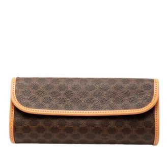Celine Pre-owned Canvas Clutch - - Pre-owned - Damen - Braun - ONE SIZE