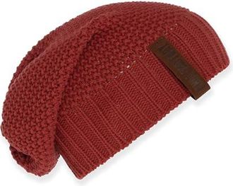 Knit Factory Bonnet Coco - Bonnet Femme - Beanie Hiver - Bonnet Chaud - Bonnet tricoté - Baked Apple - One Size - 30% Laine, 70% Acrylique