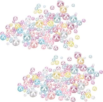 Cabilock Schwimmende Farbige No Hole perlen als Vasenfüllung DIY Deko perlen für Vasenfüller Tischdekoration und Bastelprojekte Kunstvolle für Wohnaccessoires