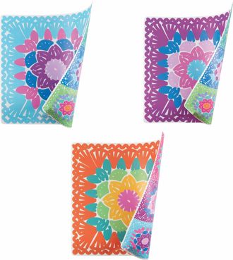 Villa D'Este Home Tivoli VDE Villa dEste Home Tivoli 1996 Platzdeckchen, quadratisch, 37 x 37 cm, aus PP-Kunststoff, doppelseitig, geh&auml;kelt, 6 St&uuml;ck