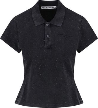 Alexander Wang Poloshirt - Schwarz