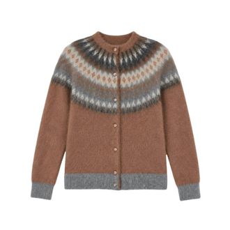 Max Mara Meringa Cardigan - - Knitwear - Damen - Braun - S