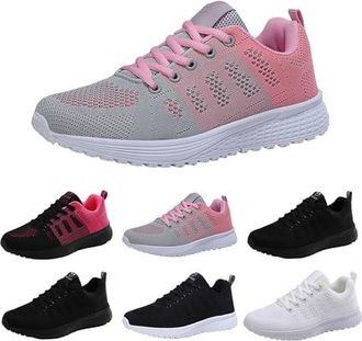 Generic Chaussures de course pour femme - L&eacute;g&egrave;res et respirantes - Pour la marche, la gym, le sport - Chaussures de tennis - Antid&eacute;rapantes, rose, 39.5 EU