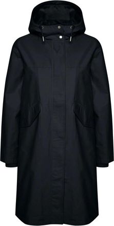 Part Two Femme, Manteaux, Bleu, Taille: 34 FR Veste Loose-Fit Bleu Marine Foncé