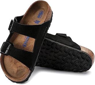 Birkenstock 951323 Arizona SFB black, Suede Leather Homme Black EU 39