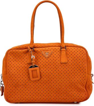 Prada Damen, Pre-Owned, Orange, ONE SIZEGröße