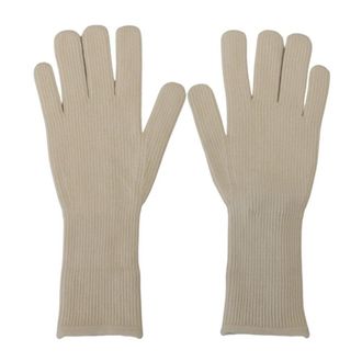 Dolce & Gabbana Elegante weie Kaschmirhandschuhe - - Accessories - Herren - Wei&szlig; - ONE SIZE
