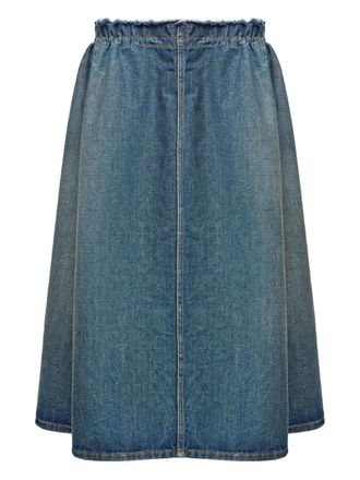 Maison Margiela minijupe en jean - Bleu