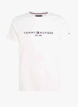 Tommy Hilfiger T-shirt logotyp&eacute; en coton biologique