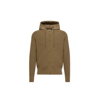 Moncler Moncler Wool & Cashmere Blend Hoodie, Men, Green, Size: 3xl