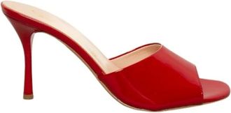 Bianca Di Femme, Chaussures, Rouge, Taille: 39 EU Sandalo Mule
