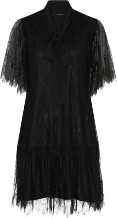 Bruuns Bazaar Femme, Robes, Noir, Taille: 44 FR Robe Lacco Zuzana