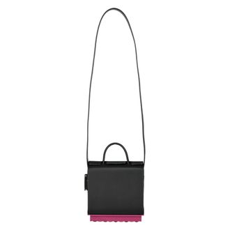 Off-white Femme, Sacs, Noir, Taille: ONE Size Sac bandoulière en cuir lisse