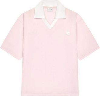 Courr&egrave;ges Poloshirt - Nude