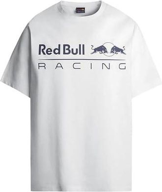 Pepe Jeans London Red Bull Racing X Pepe Jeans RBR Logo Driver Tee T-Shirt, White (White), S Homme