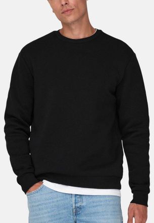 Only & Sons Sweatshirt Ceres (1-tlg) Sweatshirt - Baumwolle - Atmungsaktiv - Weiche, gebürstete Innenseite