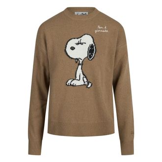 MC2 Saint Barth Pull &agrave; col rond Tessa - Femme - Pulls - Brun - Taille: 40 FR