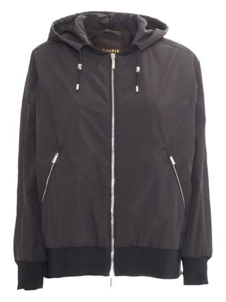 Moorer veste zippée à capuche - Noir