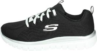 Skechers Femme Graceful-Get Connected Baskets, Bordure Noire et Blanche, 39.5 EU