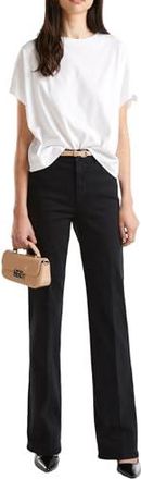 Benetton Pantalon 49fwde01s Jeans, Noir, 28 Femme