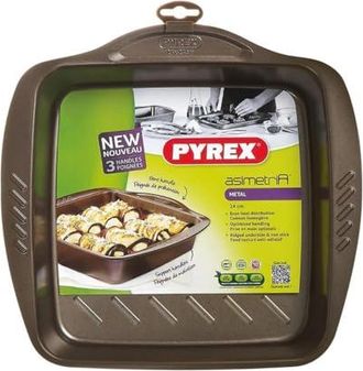 Pyrex Asimetria Oven Dish Square 3 Liter
