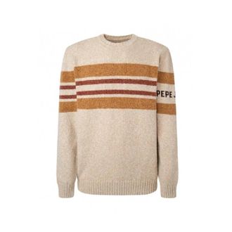 Pepe Jeans London Scott Pullover - Modernes und Sophistiziertes Design - - Knitwear - Herren - Beige - XL