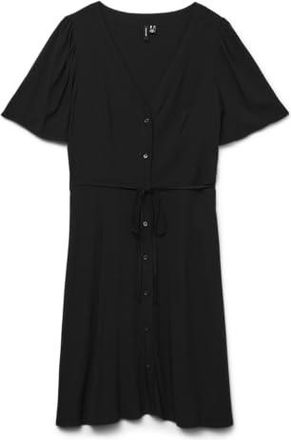 Vero Moda Vero Moda Vmalba SS Robe Courte WVN Noos Femme 762212C01, Or, One Size