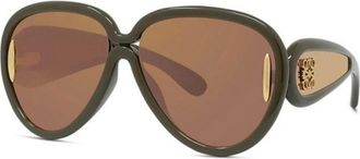 Loewe Femme, Accessoires, Rose, Taille: 65 MM Anagram Lunettes de soleil