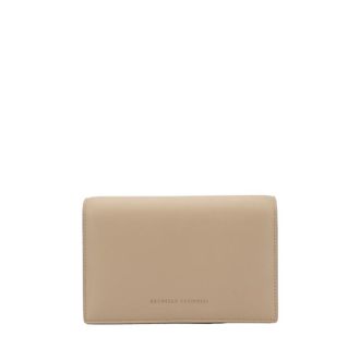 Brunello Cucinelli Femme, Accessoires, Beige, Taille: ONE Size Wallet