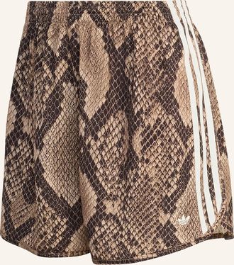 adidas Originals Adidas Originals Satinshorts Snake Print Satin braun