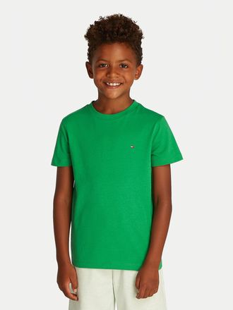 Tommy Hilfiger T-Shirt Essential KB0KB06879 D Grün Regular Fit