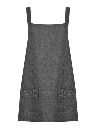A Paper Kid Manteau Au Genou - Gris