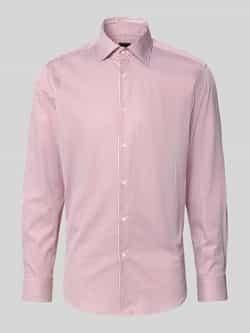 HUGO BOSS Regular Fit Businesshemd aus Baumwoll-Mix Modell H-Joe-kent