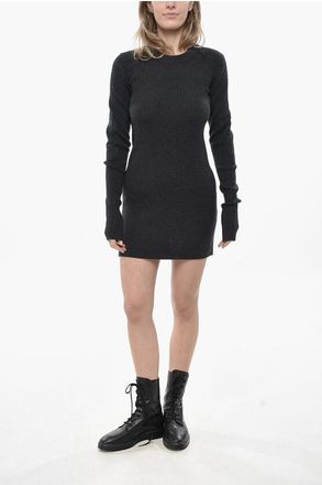 Isabel Marant ETOILE Ribbed-Knit Mini Dress GARNER size 44