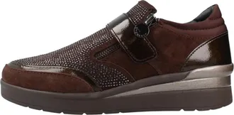 Stonefly Cream 48 Velour Patent - - Shoes - Damen - Braun - 41 EU