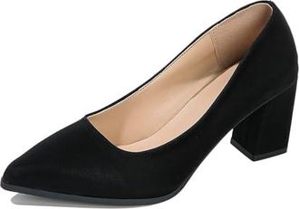 Generic Escarpins Talons Hauts pour Femme Pieds Larges Talon Chaussures habill&eacute;es Mode Casual Bout Rond Haut Sexy Les Mariages et f&ecirc;tes