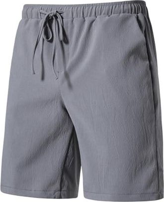 Generic Short court pour homme avec poches, short de sport, coupe ample, pour la course &agrave; pied, le jogging, gris, XXL