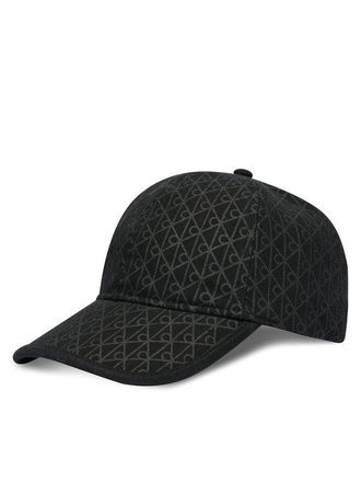 Calvin Klein Cap Emblem Print W Leather Patch Cap LV04D5029G Schwarz