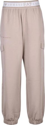 Emporio Armani Emporio Armani Ea7, Femme, Pantalons, Beige, Taille: 36 FR Pantalone