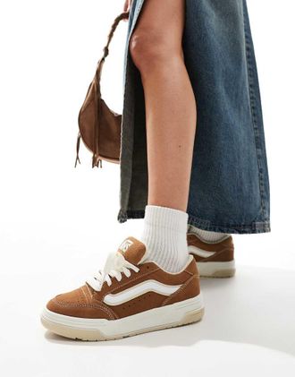 Vans Hylane - Baskets à semelle chunky en daim - Marron