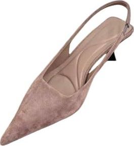 Generic YUJIEBB Sandales d&eacute;t&eacute; &agrave; enfiler pour femme Motif l&eacute;opard, rose, 40.5 EU